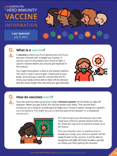 Frontline Immunity spreads the word about vaccines